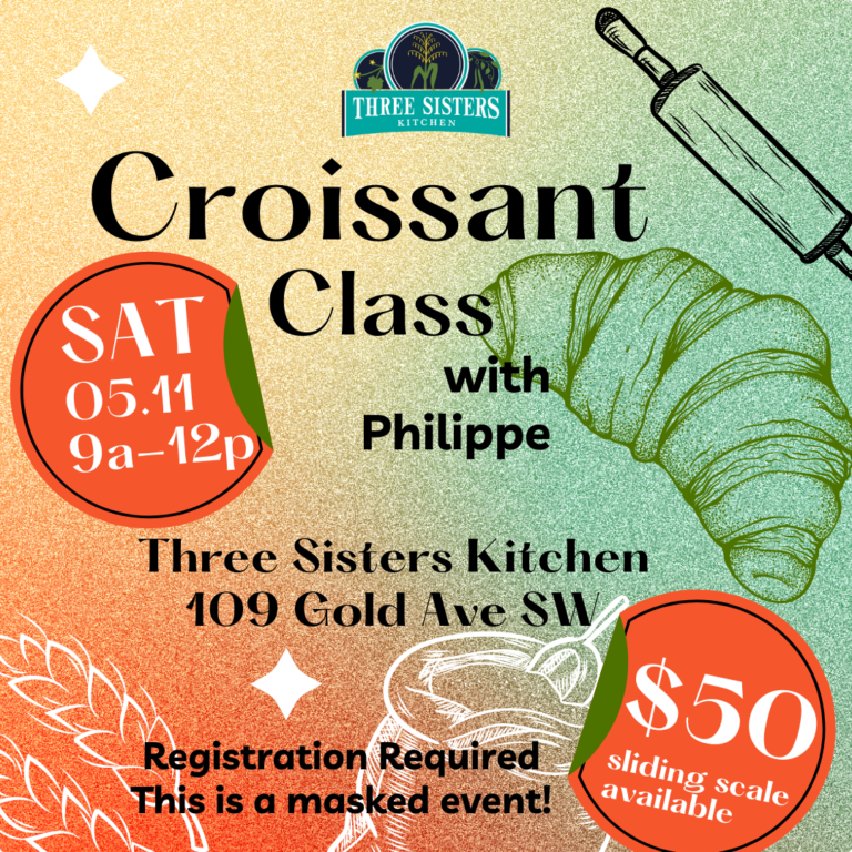 Croissant Class with Philippe (August) - Three Sisters Kitchen